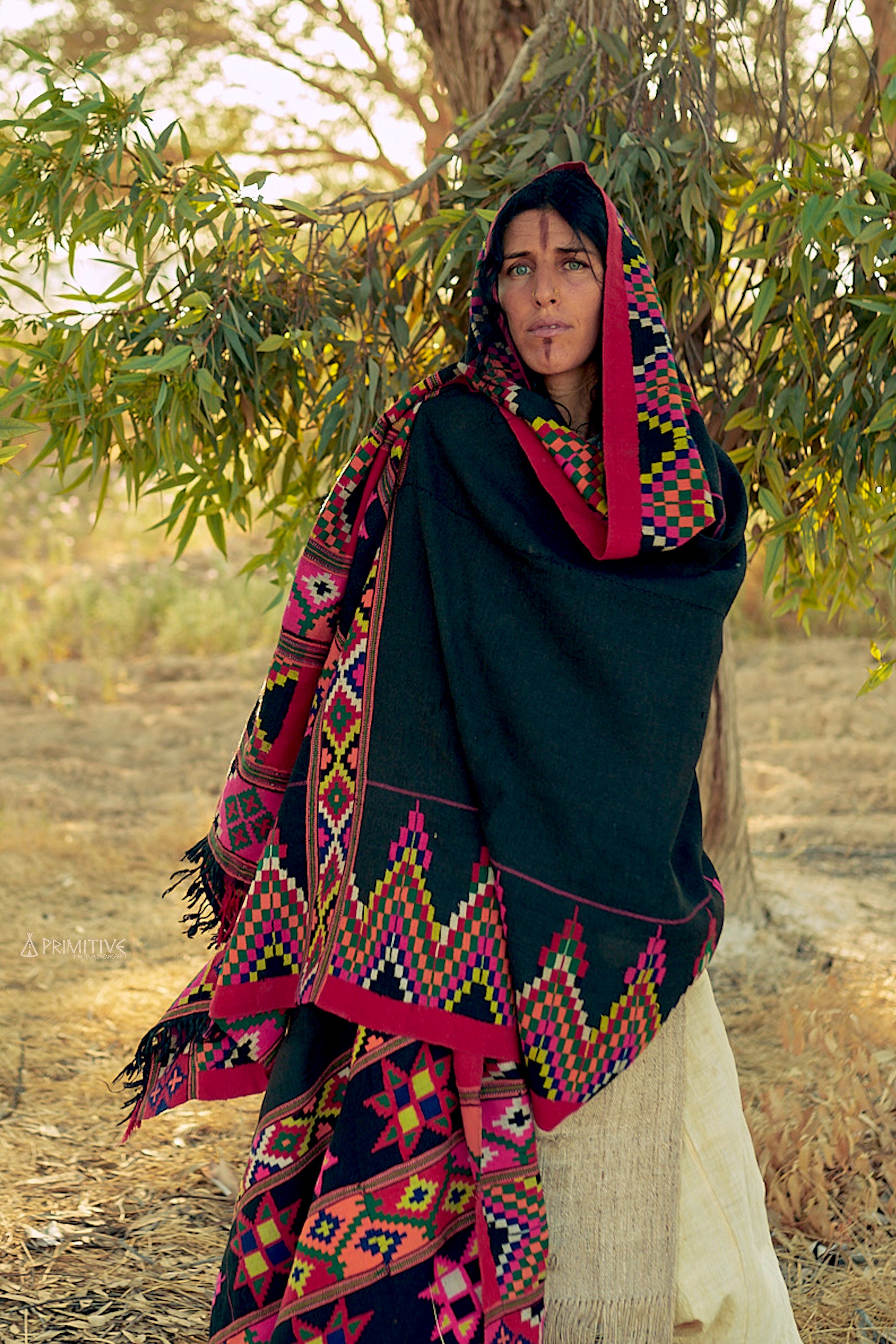 Antique Tribal Kullu Shawl ~ Unique Traditional Piece – Primitive ...