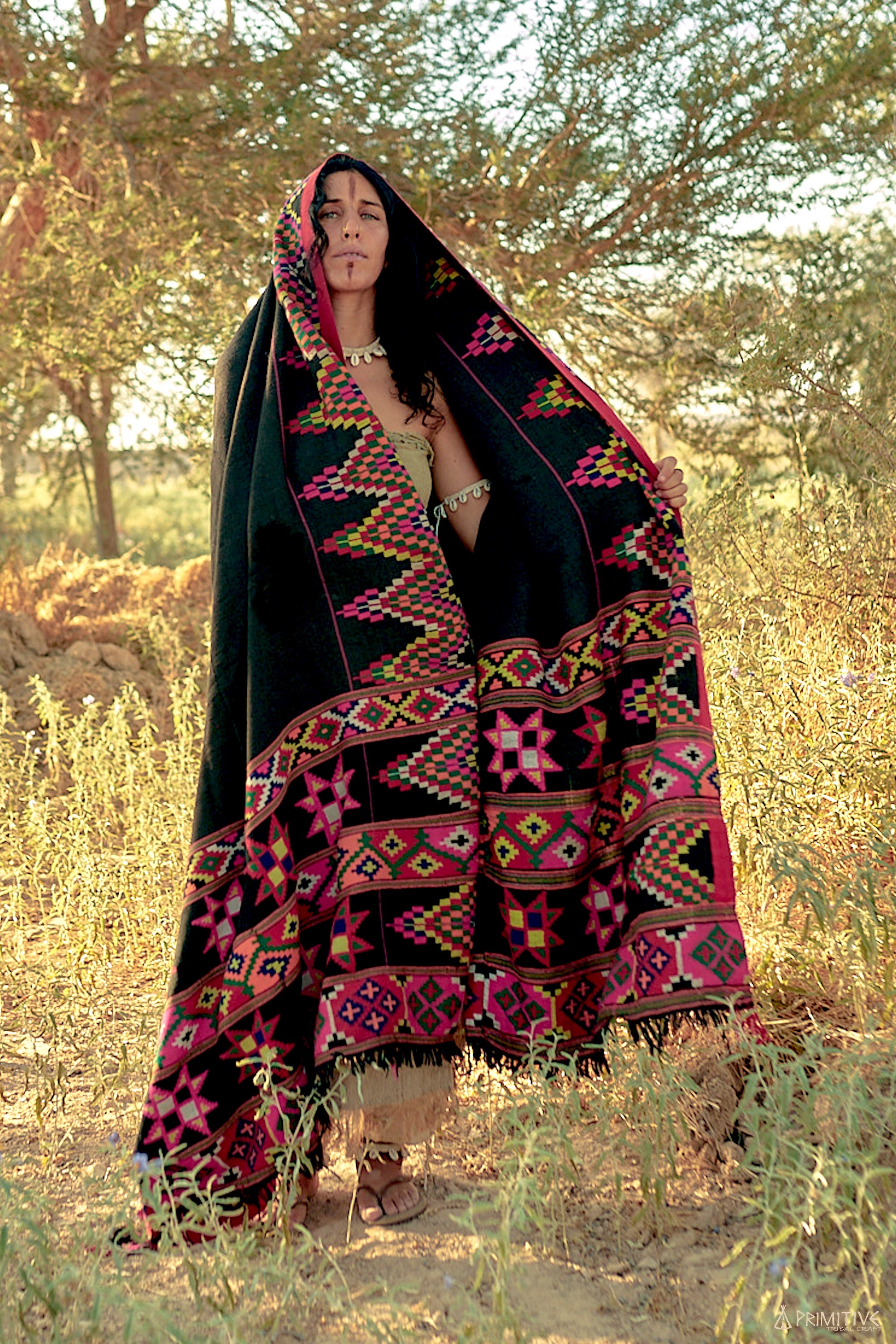 Antique Tribal Kullu Shawl ~ Unique Traditional Piece – Primitive ...