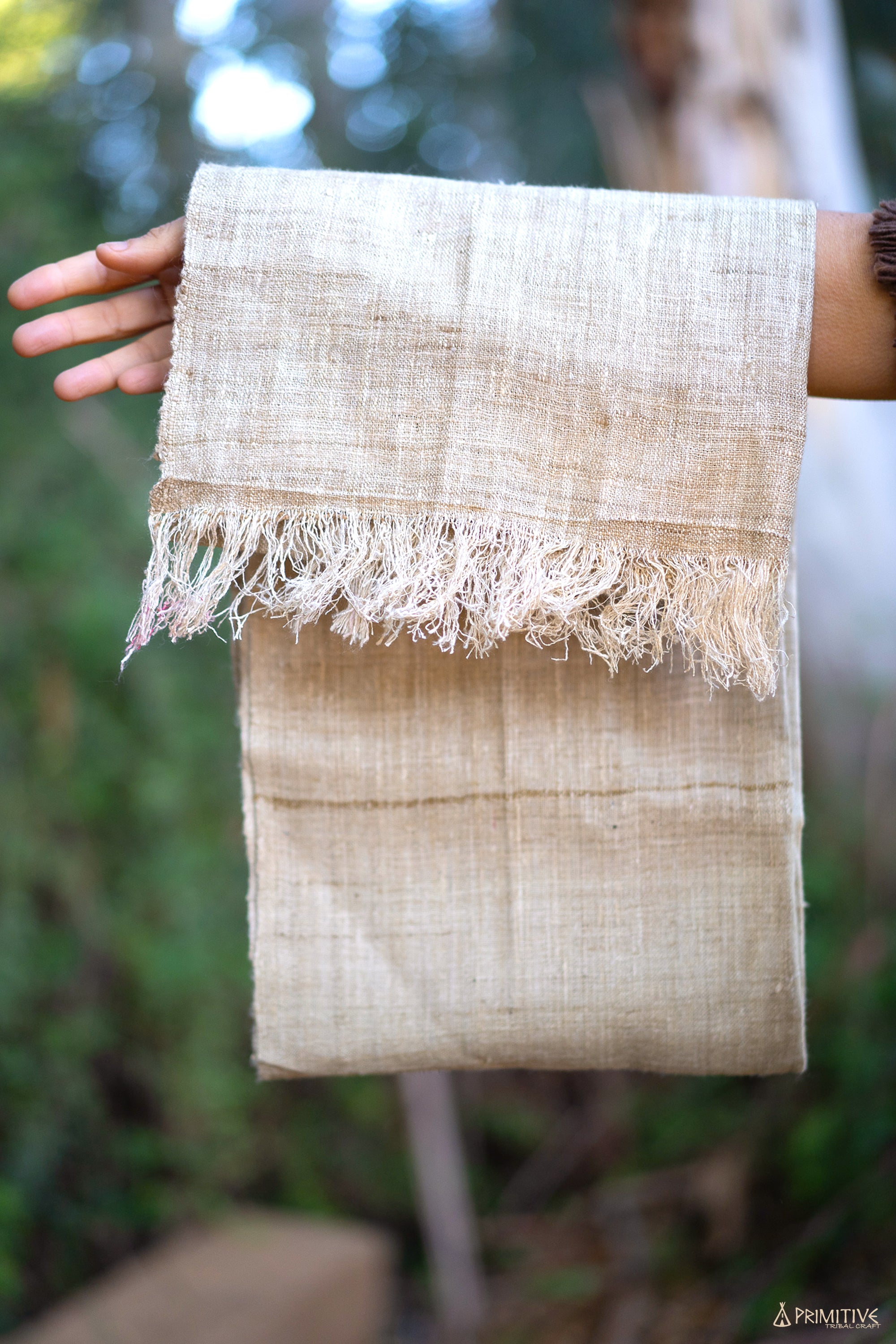 Wild Silk Shawl ๑⋙ Raw Mulberry Silk – Primitive Tribal Craft