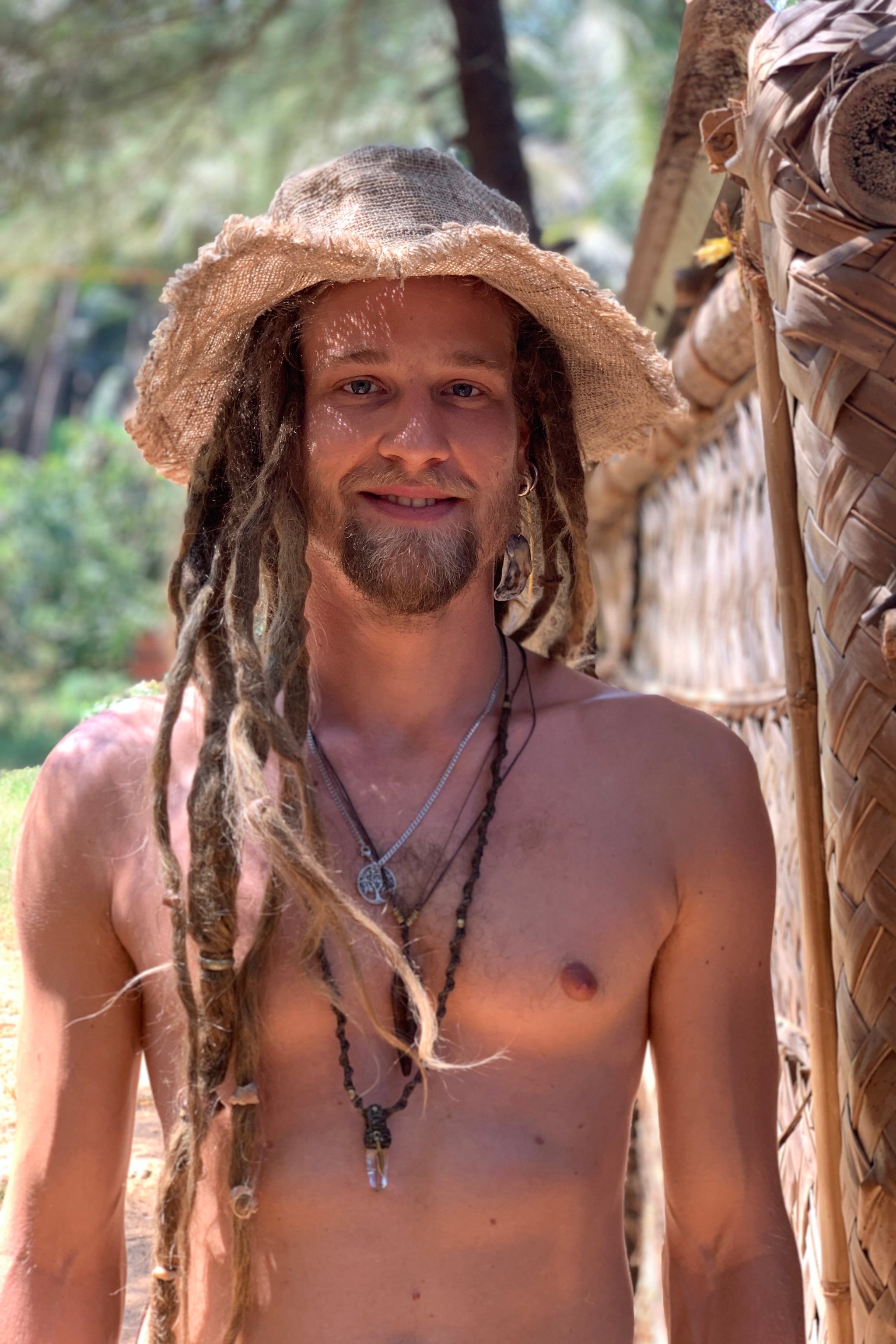 HandWoven Wild Hemp Hat – Primitive Tribal Craft