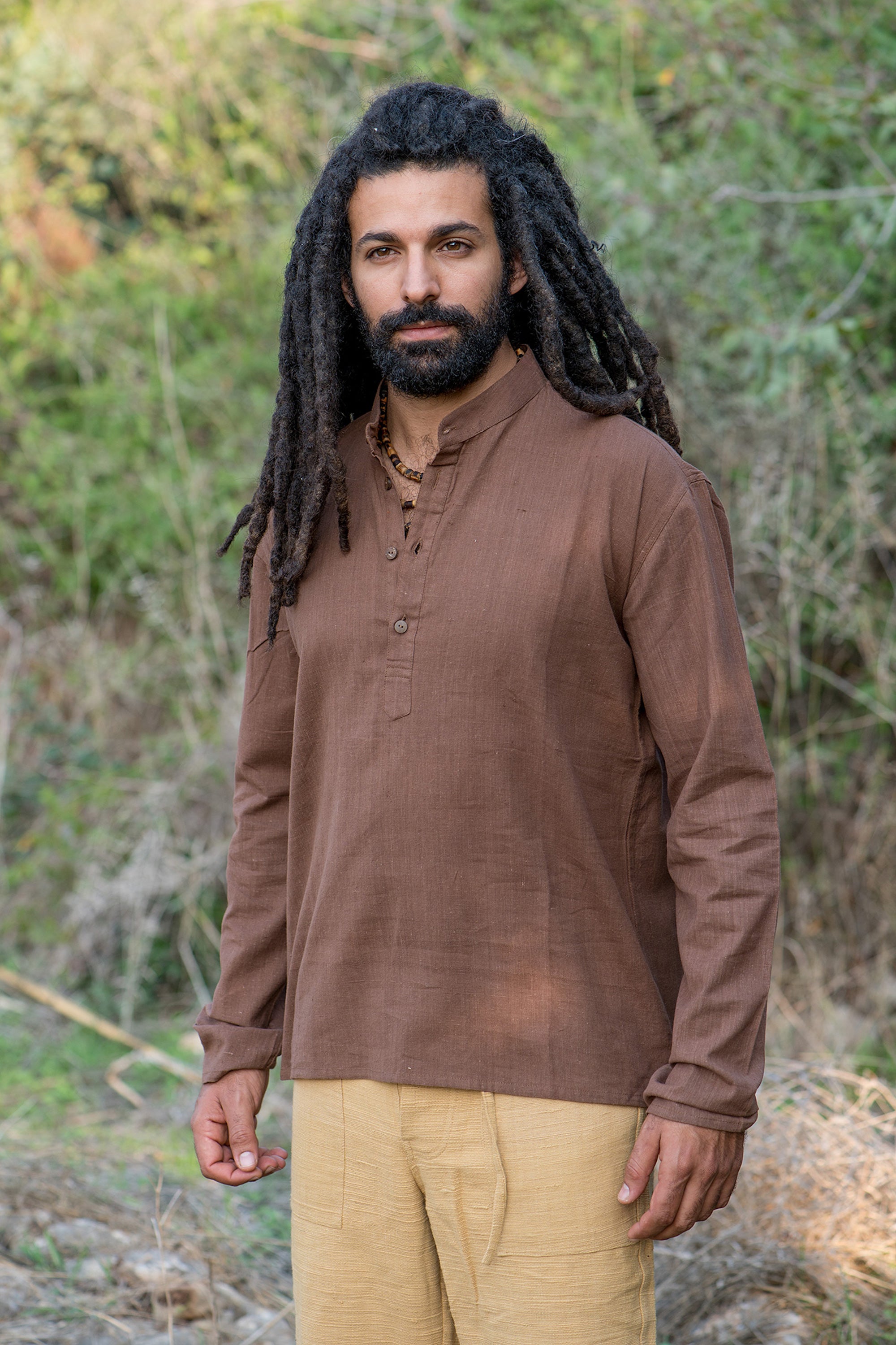 Short Kurta ⫸ Handwoven Khadi Cotton – Primitive Tribal Craft