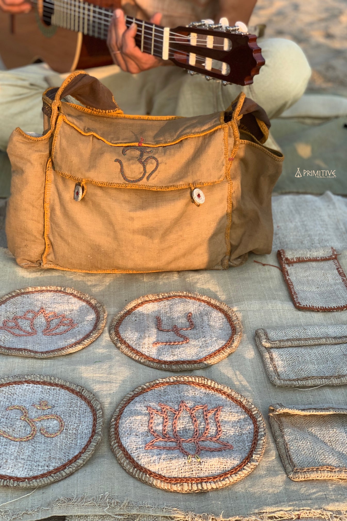 Hand Stiched Himalayan Hemp Wallet ⋙⋘ – Primitive Tribal Craft
